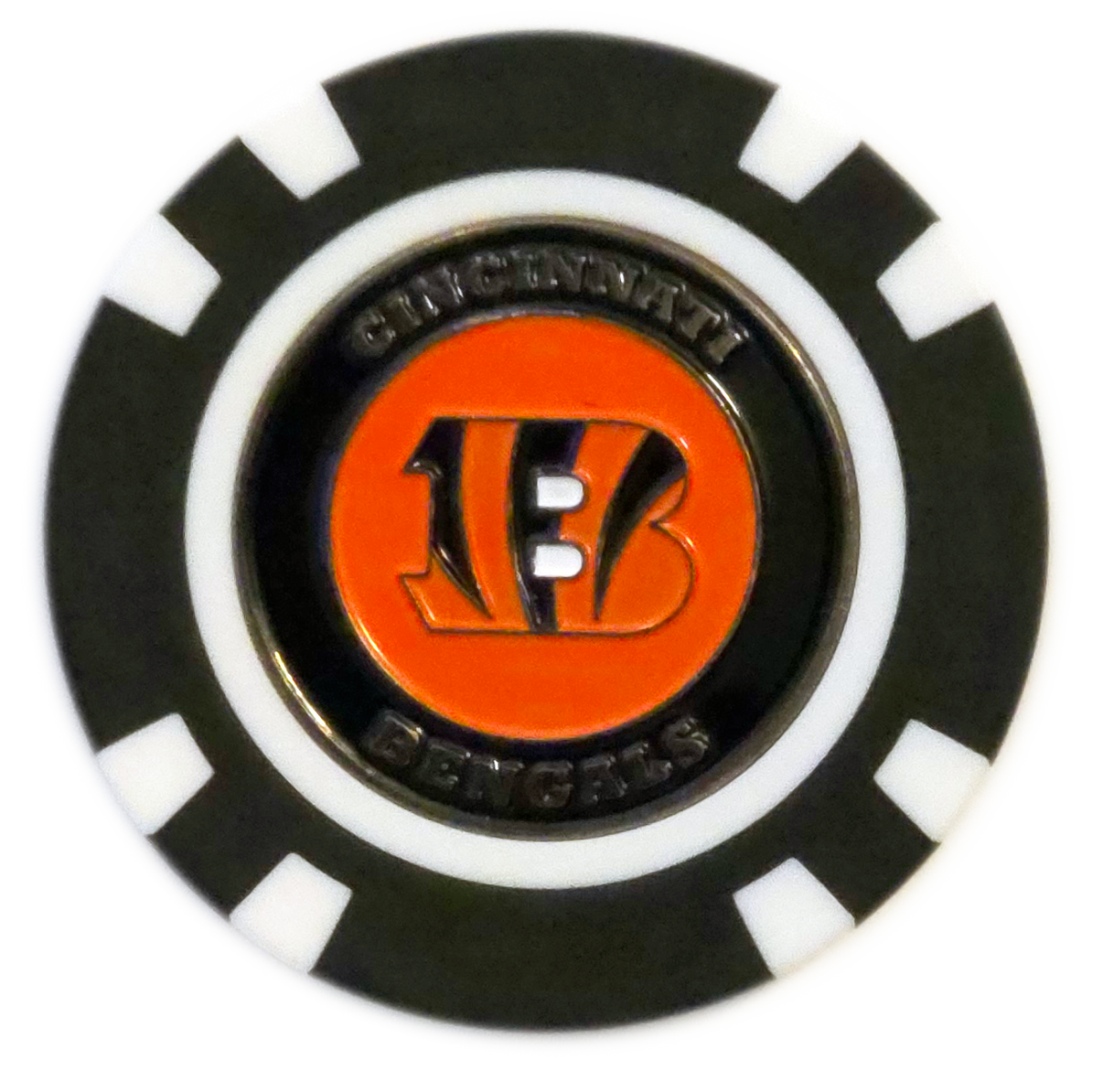 Officially Licensed Cincinnati Bengals Poker Chip Ball Marker | Who Dey ...