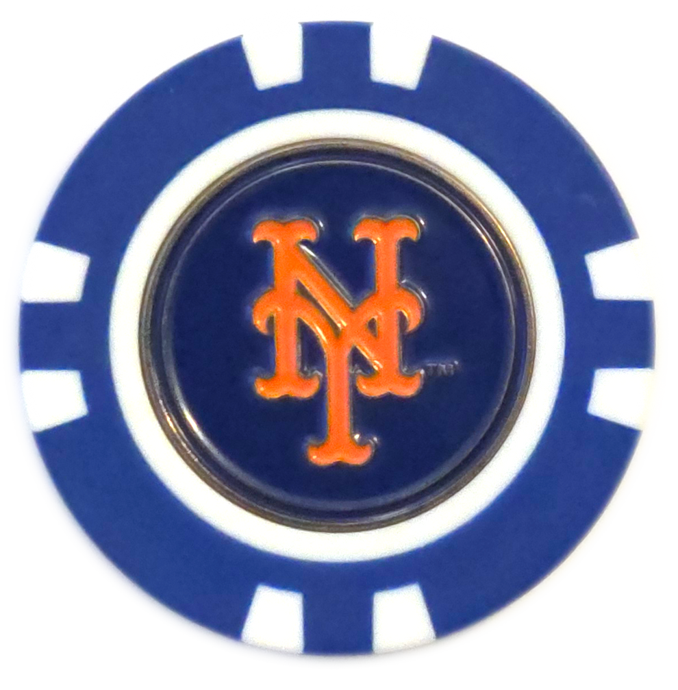 Officially Licensed New York Mets Poker Chip Ball Marker | Mets Golf ...